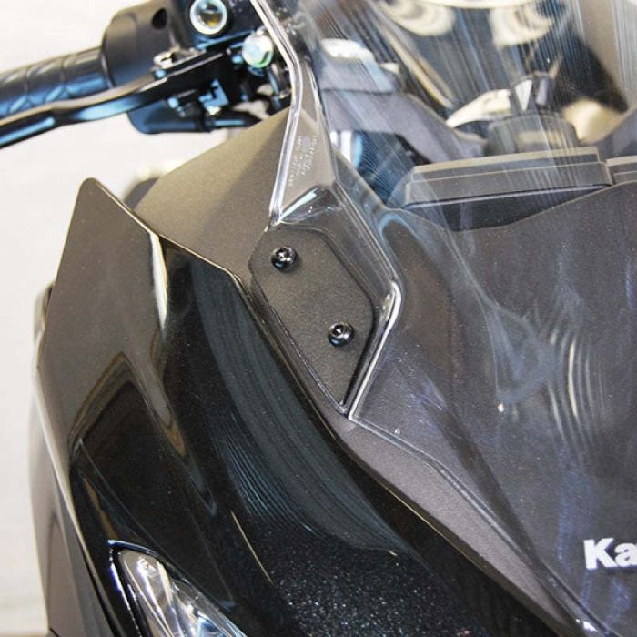 New Rage Cycles Kawasaki Ninja 400 Mirror Block Off Plates