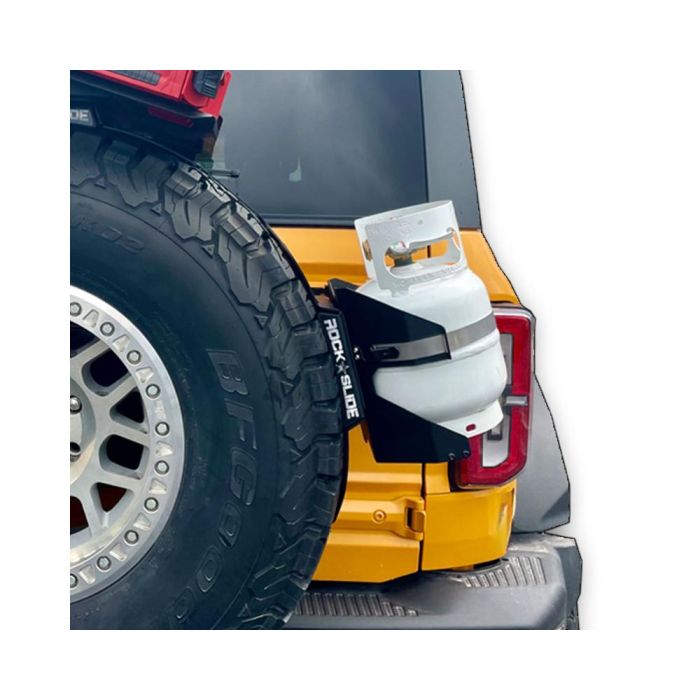 Secure Propane Tank Holder - Rock Slide Engineering
