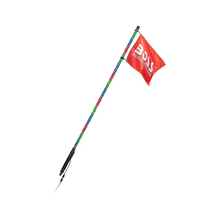 Boss Audio 48 Long Changing Rgb Color Whip Antenna- BOSS-XP4