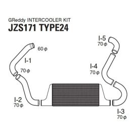 Greddy Type24F Intercooler Toyota Crown JZS171 1999-2001- GRED-12010213