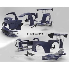 GReddy Rocket Bunny Rear Diffuser (FRP) Nissan GTR R35 2009-2021- GRED ...