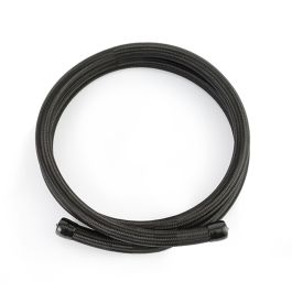 Durable Mishimoto 6ft Braided Line - Black Nylon