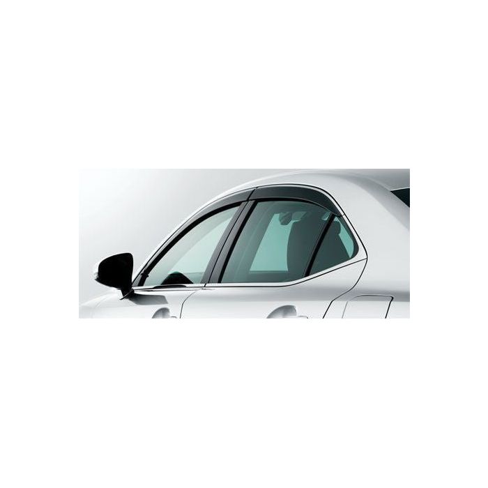 Lexus OE Japan Window Visor Set 2021 IS300 IS350 chrome trim OE LXS 08162 53010